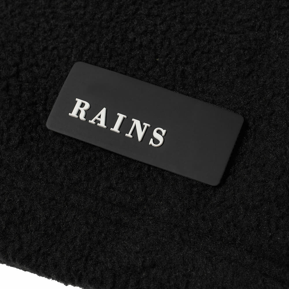 RAINS Fleece Jacket in Black Rains
