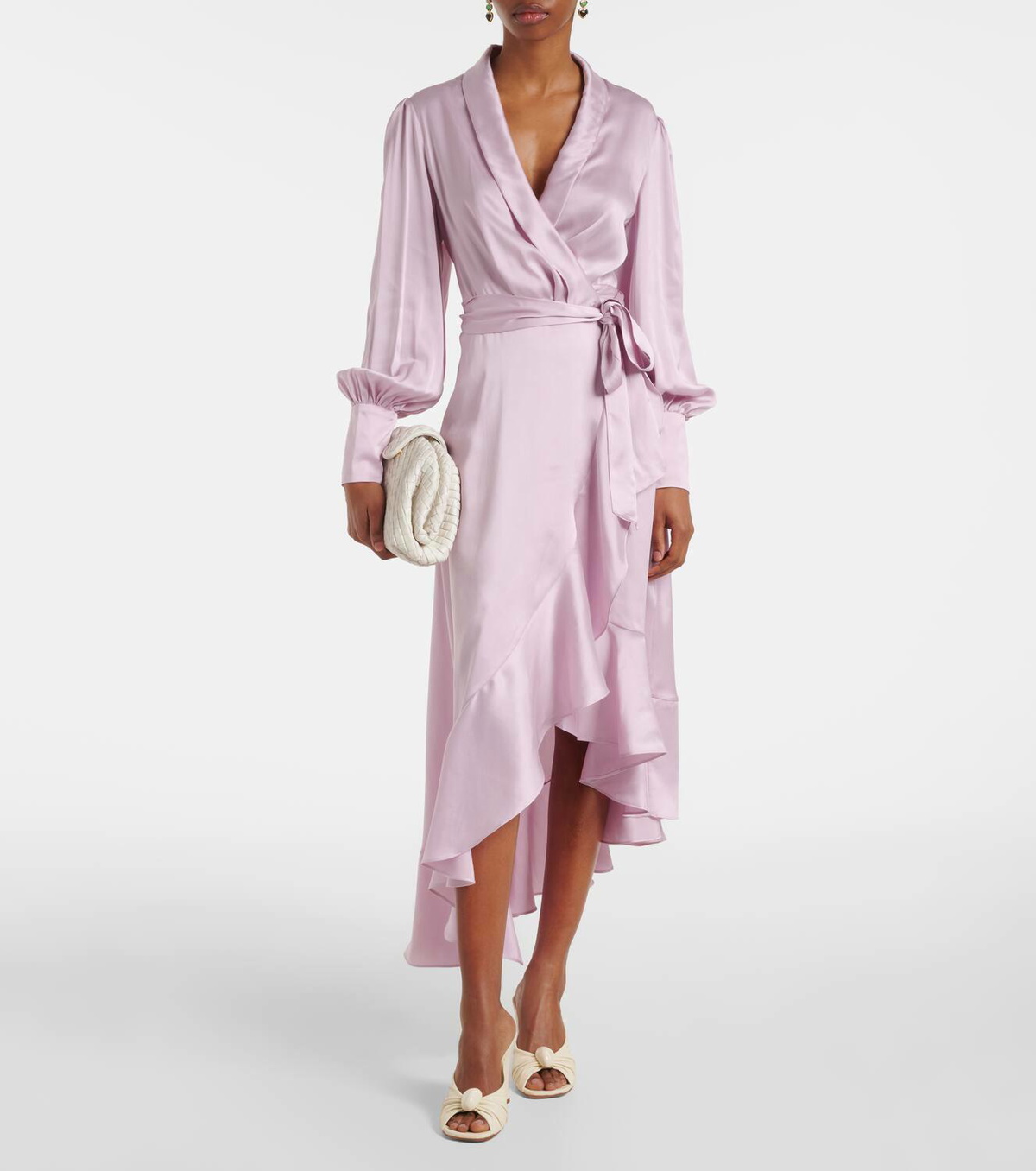 Zimmermann Asymmetric silk wrap dress Zimmermann