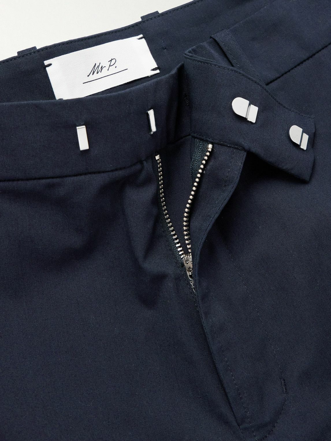 Mr P. - Straight-Leg Stretch Recycled Cotton-Blend Twill Golf Shorts ...