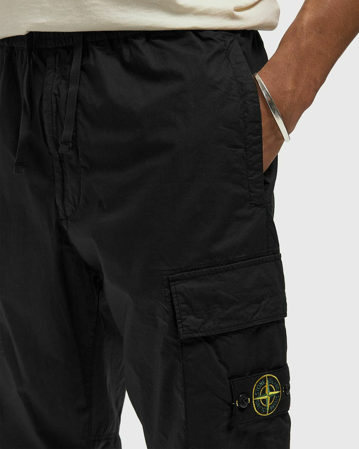 Stone Island CARGO PANTS Black Men Stone Island