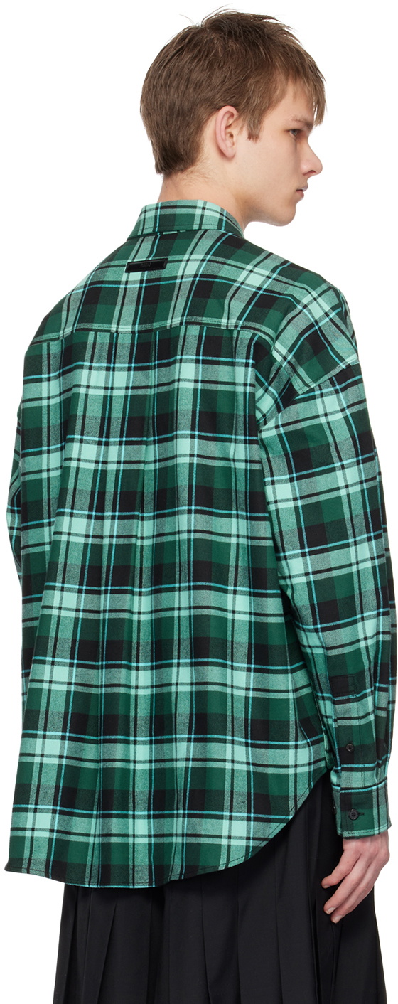 Juun.J Green Check Shirt Juun.J