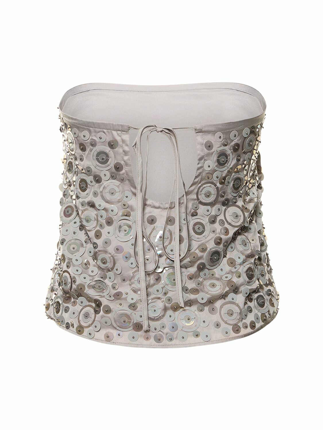 SAKS POTTS - Farra Embellished Strapless Top Saks Potts