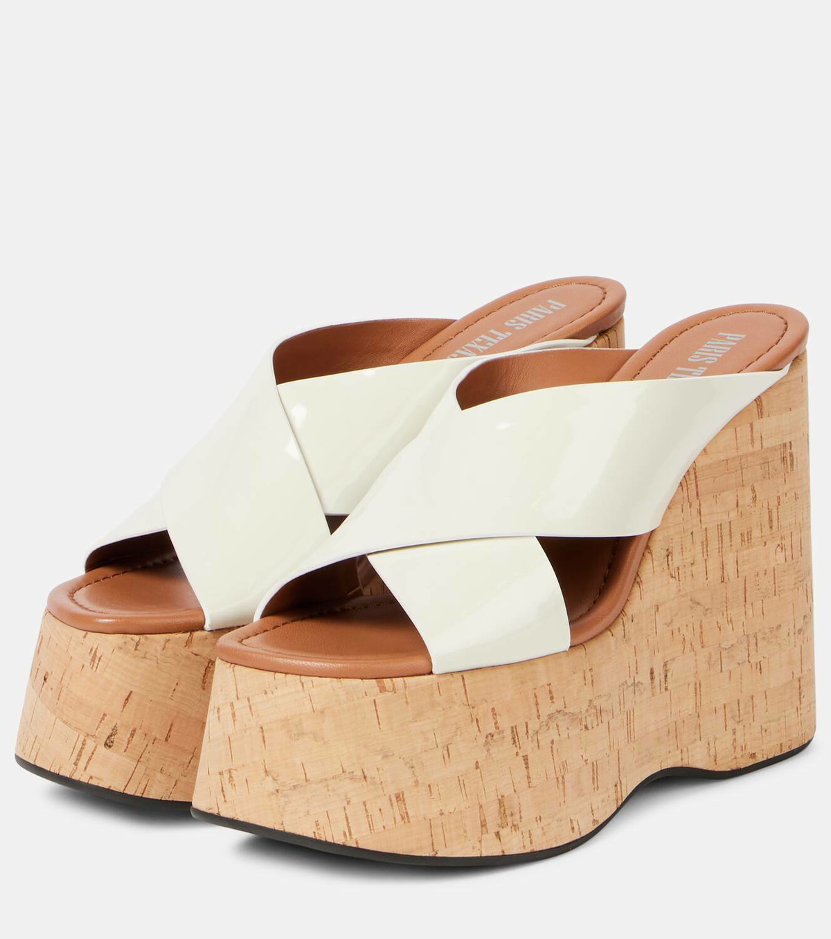 Paris Texas Mara 135 patent leather platform sandals Paris Texas