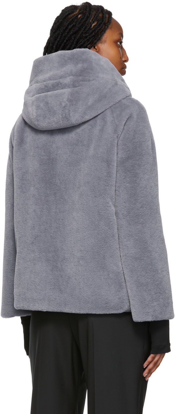 Herno Purple Polyester Jacket Herno