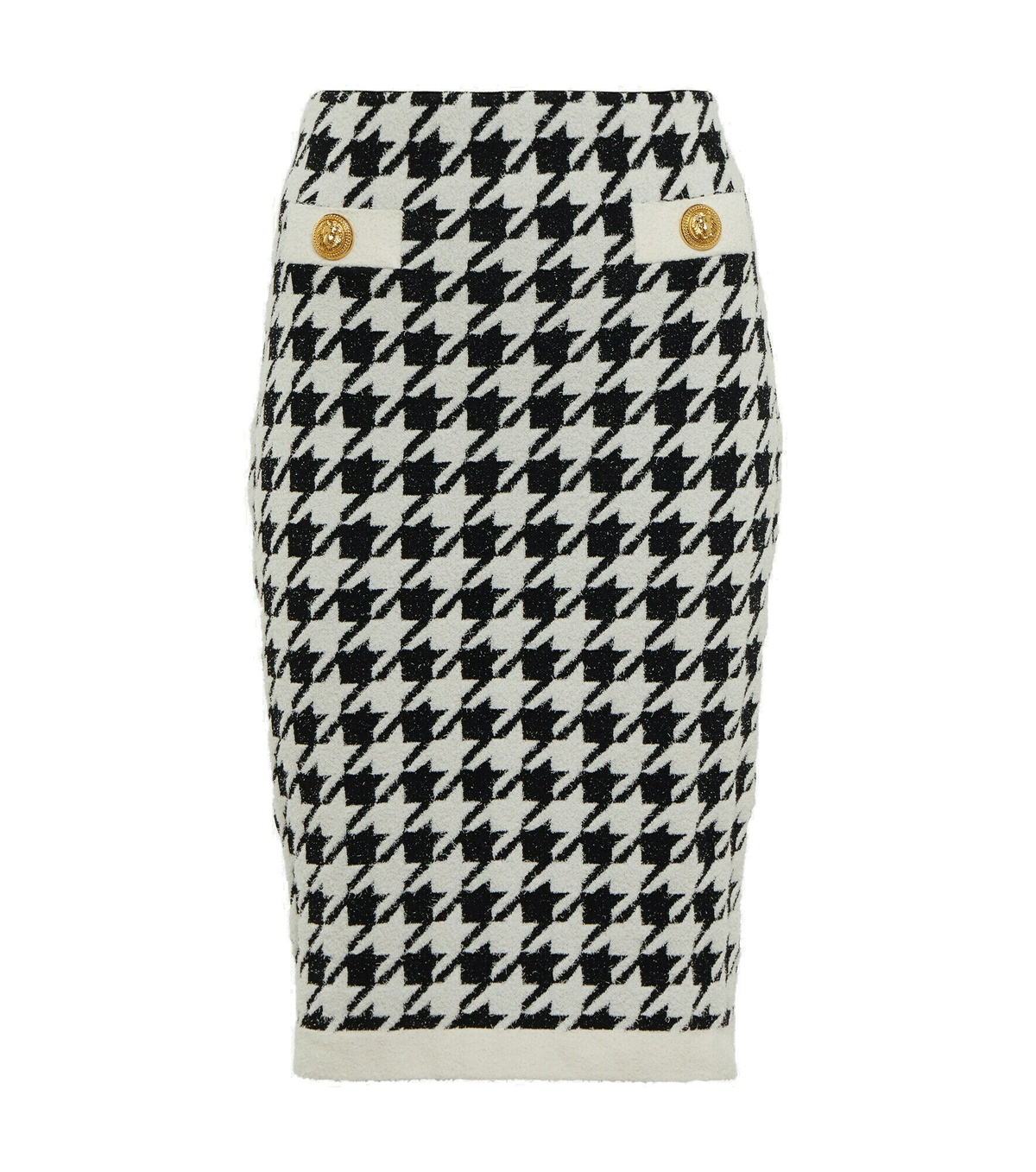Balmain - Embellished tweed pencil skirt Balmain