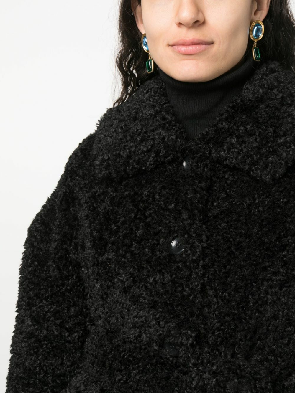 PAROSH - Short Faux Fur Jacket Parosh