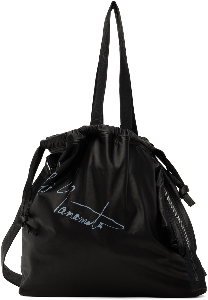Yohji Yamamoto Black discord Tote Yohji Yamamoto