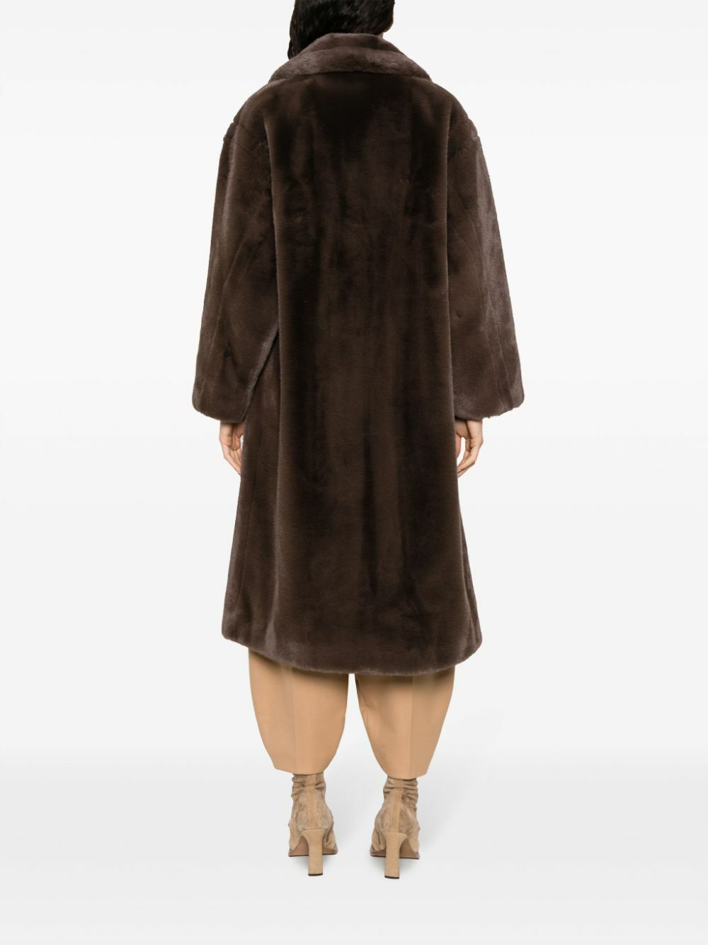 STAND - Maria Faux Fur Soft Teddy Coat Stand Studio