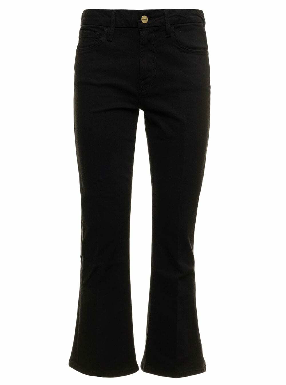 Frame Womans Le Crop Black Denim Jeans Frame Denim