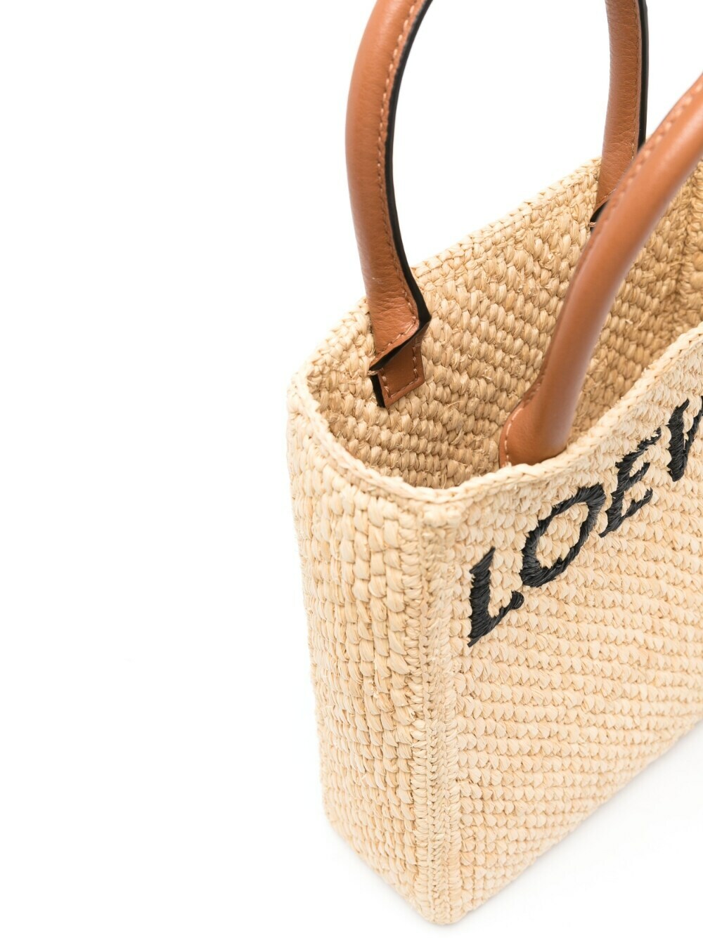 LOEWE - Logo Raffia Tote Bag Loewe