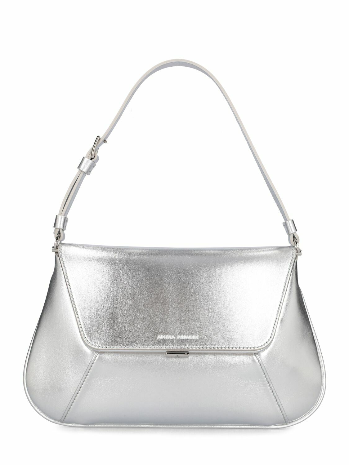 AMINA MUADDI - Ami Metallic Nappa Leather Shoulder Bag Amina Muaddi
