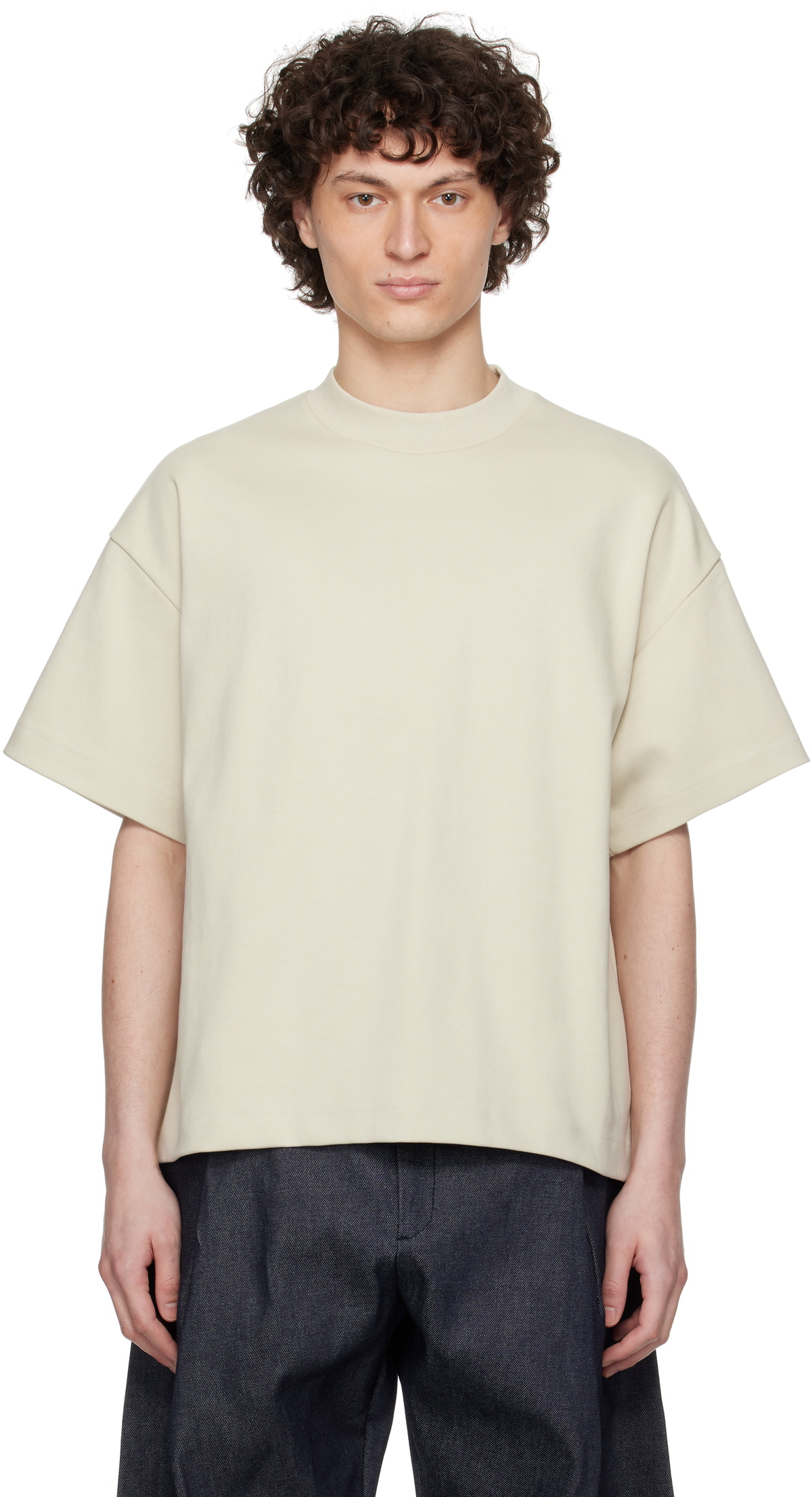 Seventh Beige Heavyweight T-shirt Seventh