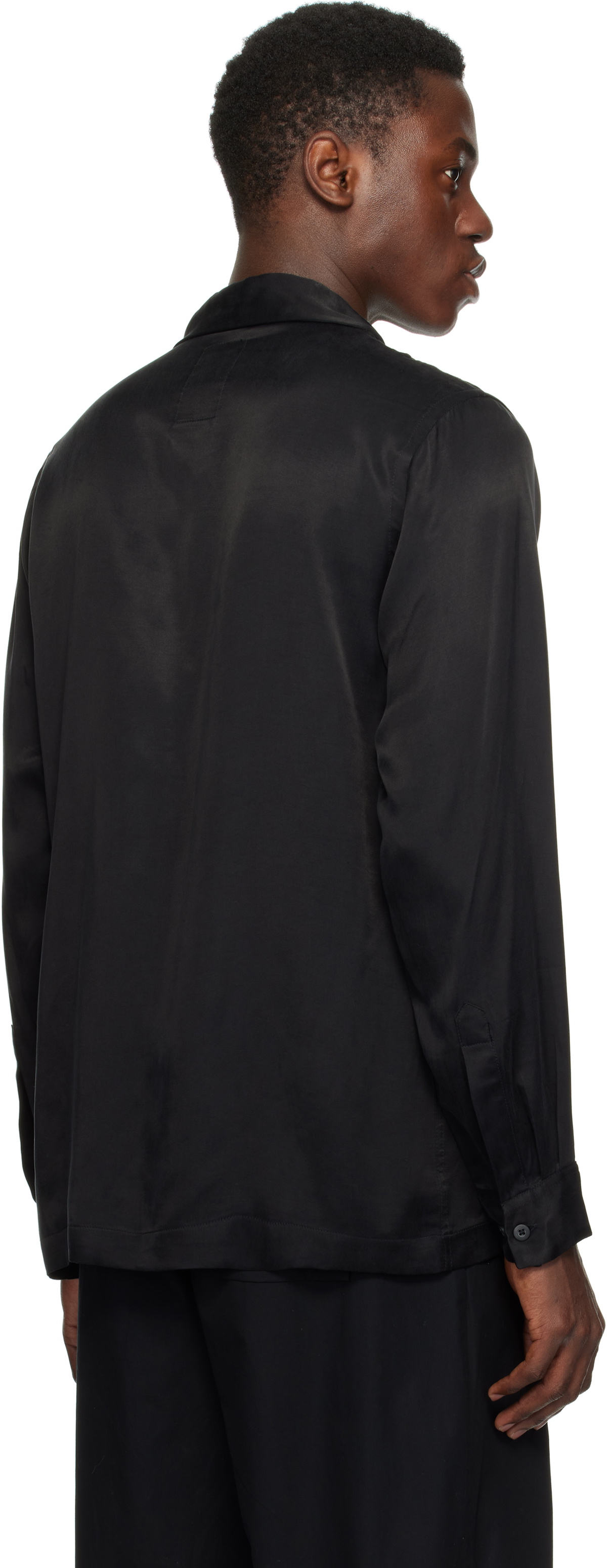 Maharishi Black Year of the Snake Cupro Shirt Maharishi