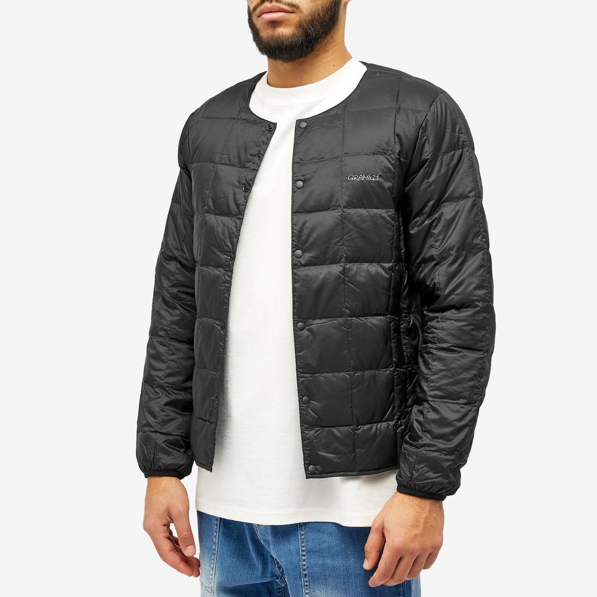 Gramicci Men's Inner Down Jacket in Black Gramicci
