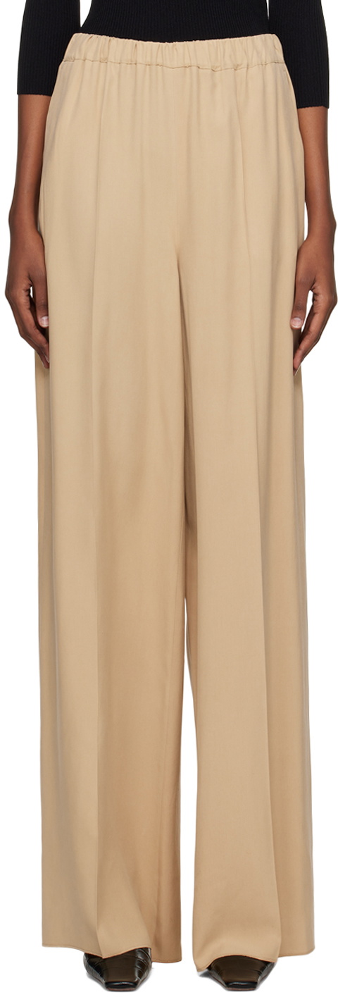 Max Mara Beige Gara Trousers Max Mara