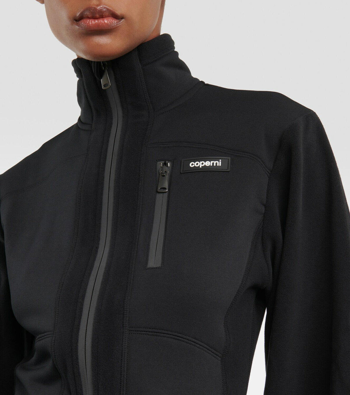 Coperni Logo fleece playsuit Coperni