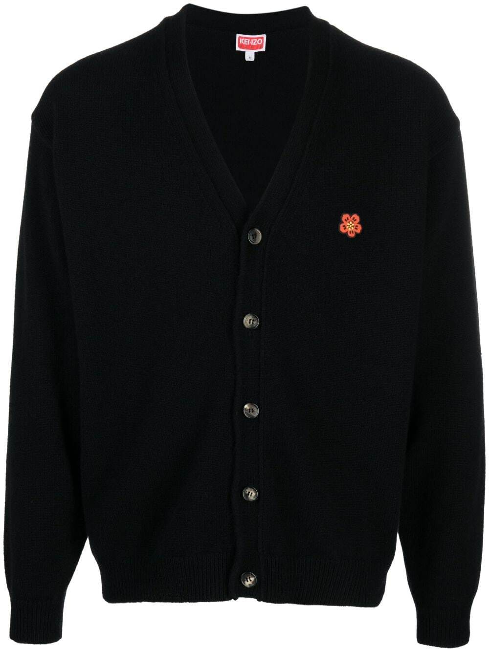 KENZO - Boke Flower Wool Cardigan Kenzo