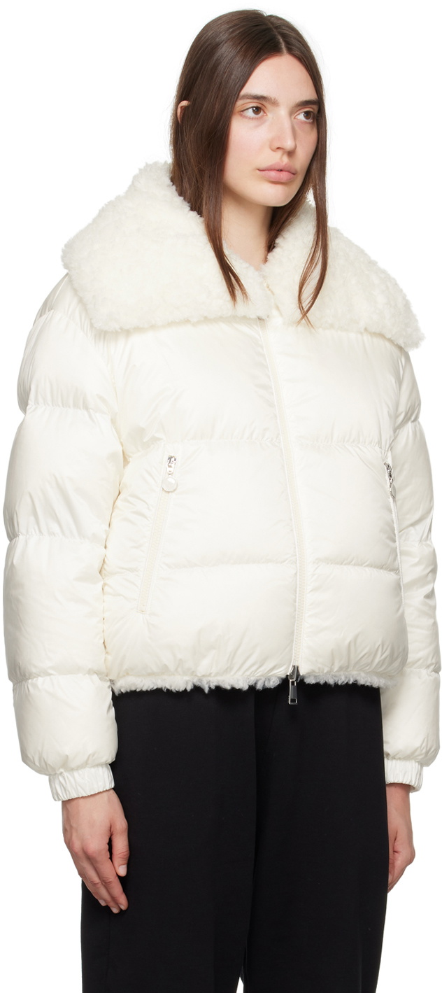 Moncler White Murray Reversible Down Jacket Moncler