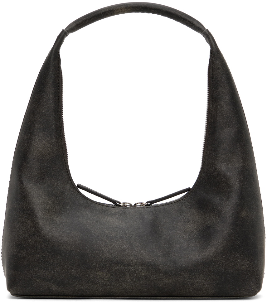 Marge Sherwood SSENSE Exclusive Black Zip Shoulder Bag Marge Sherwood