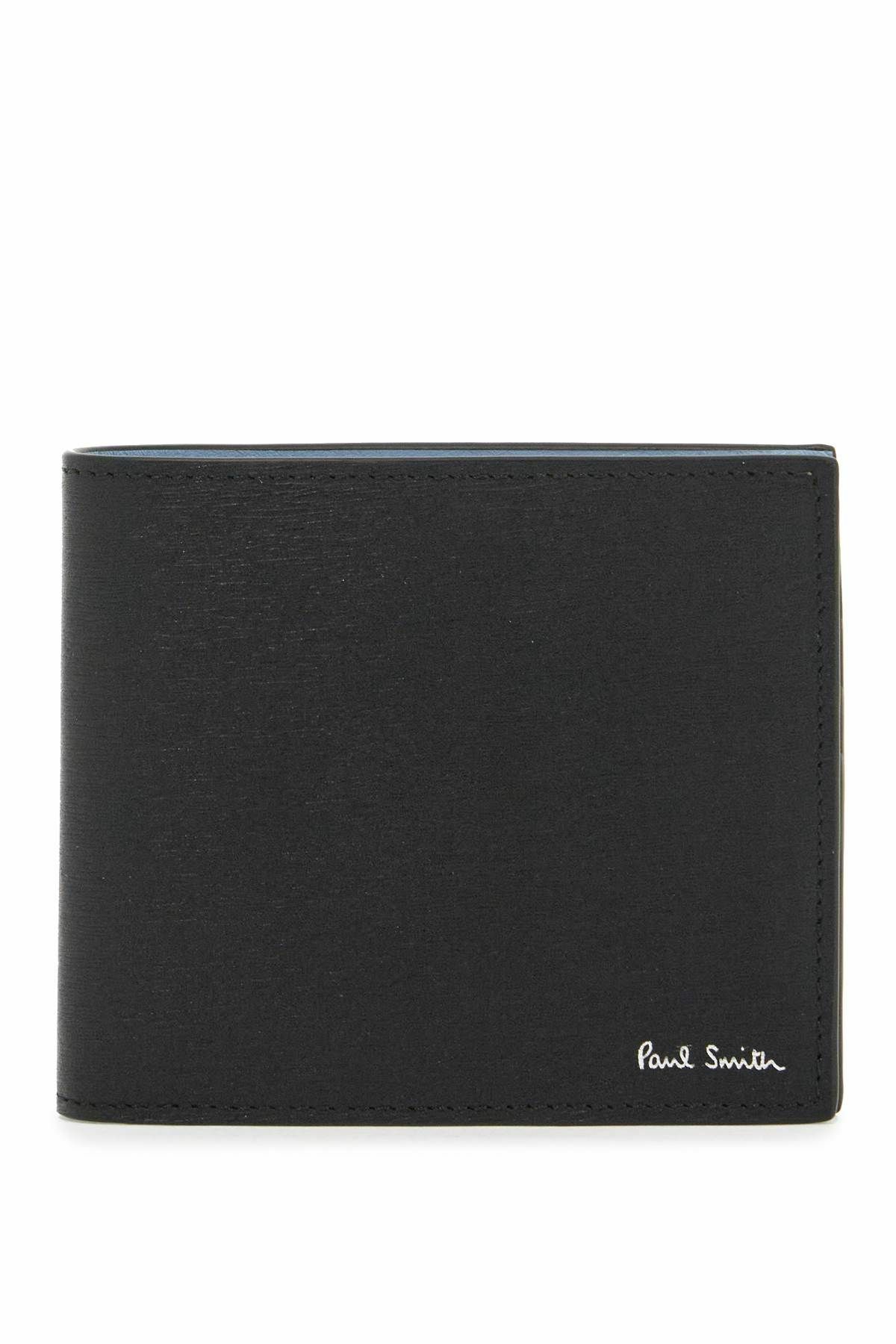 PAUL SMITH leather bi-fold wallet in Black Paul Smith