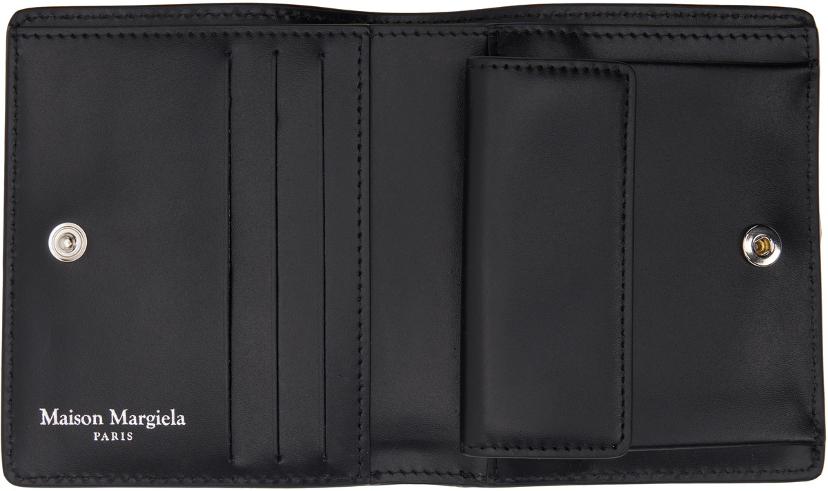 Maison Margiela Black Leather Wallet Maison Margiela