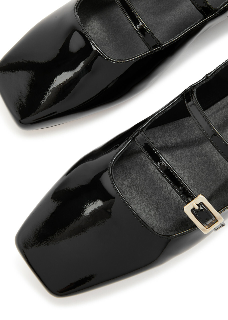 Alohas Luke Patent Leather Ballet Flats Black Alohas