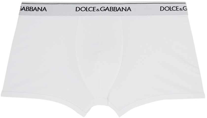 Dolce & Gabbana Two-Pack White Boxer Briefs Dolce & Gabbana