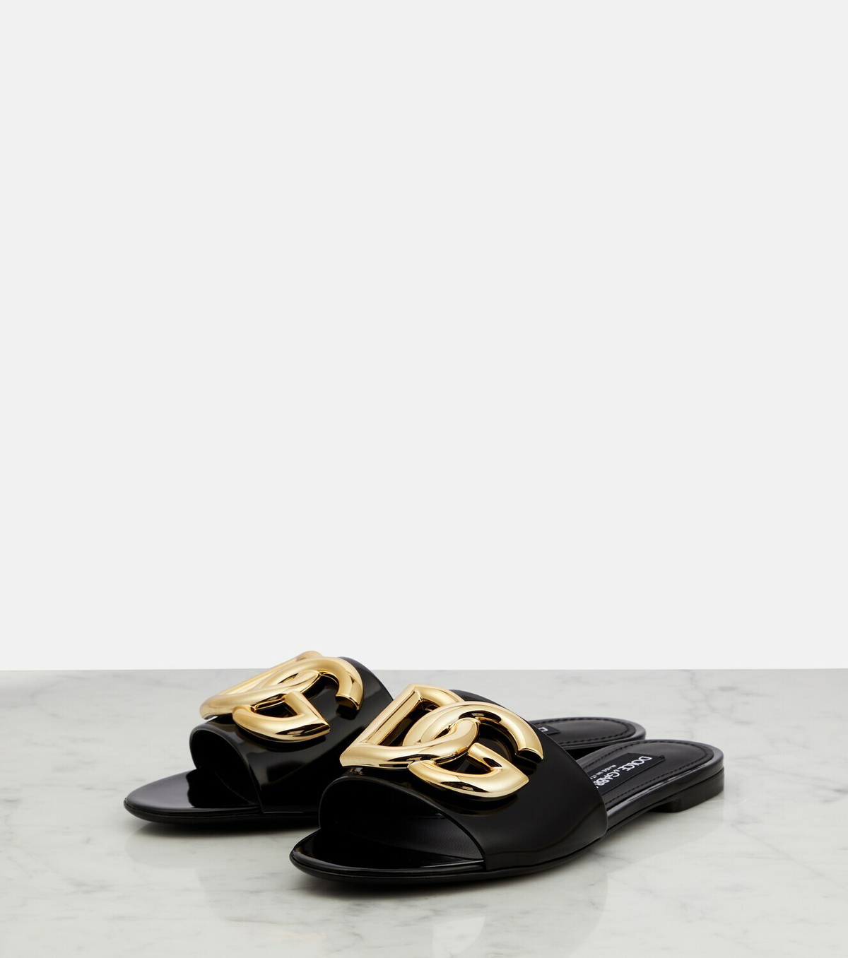 Dolce&Gabbana - DG leather sandals Dolce & Gabbana