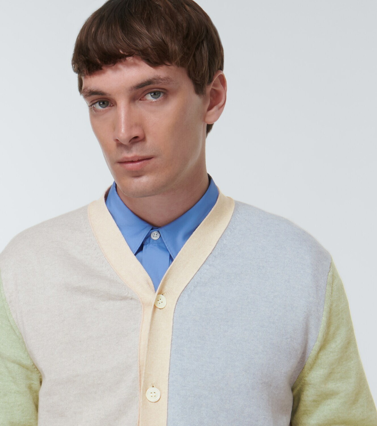 Comme des Garçons Homme Deux Cotton and cashmere cardigan Comme des ...