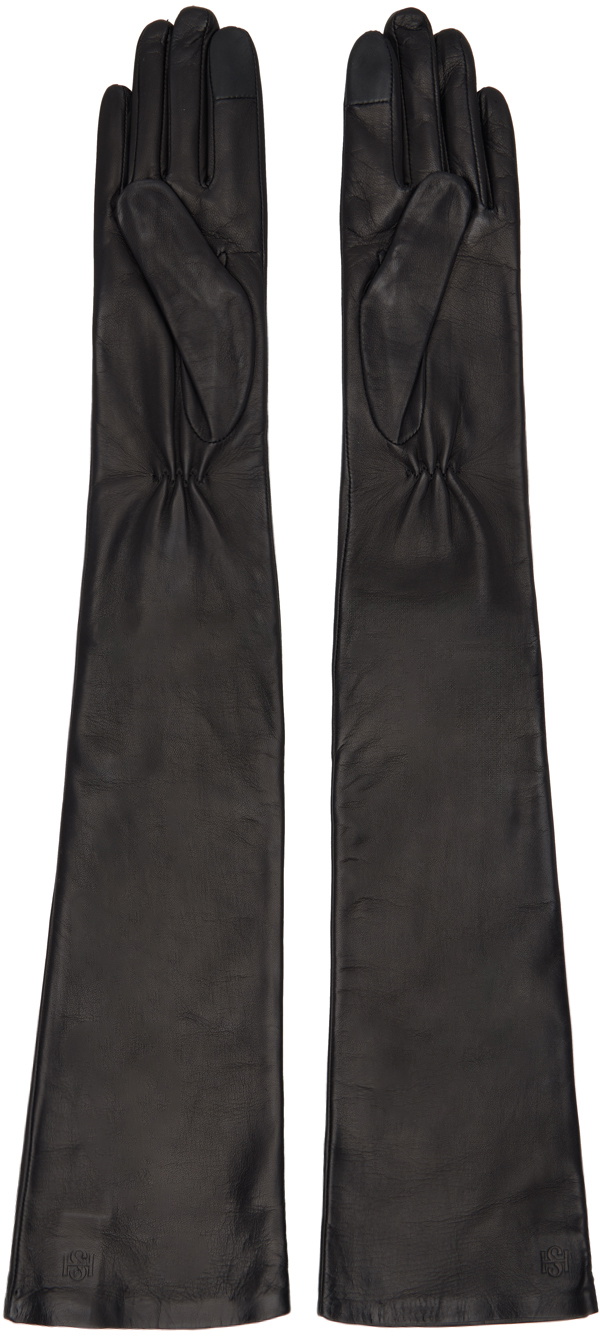 Handsome Stockholm Black Essentials Extra Long Gloves