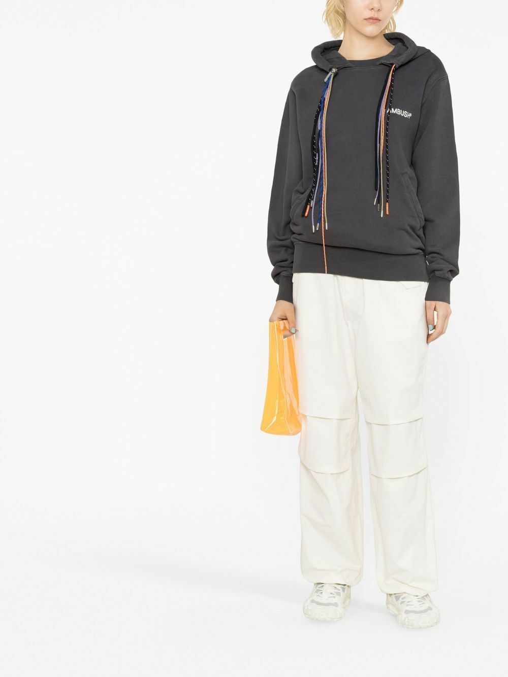 AMBUSH - Logo Cotton Hoodie Ambush