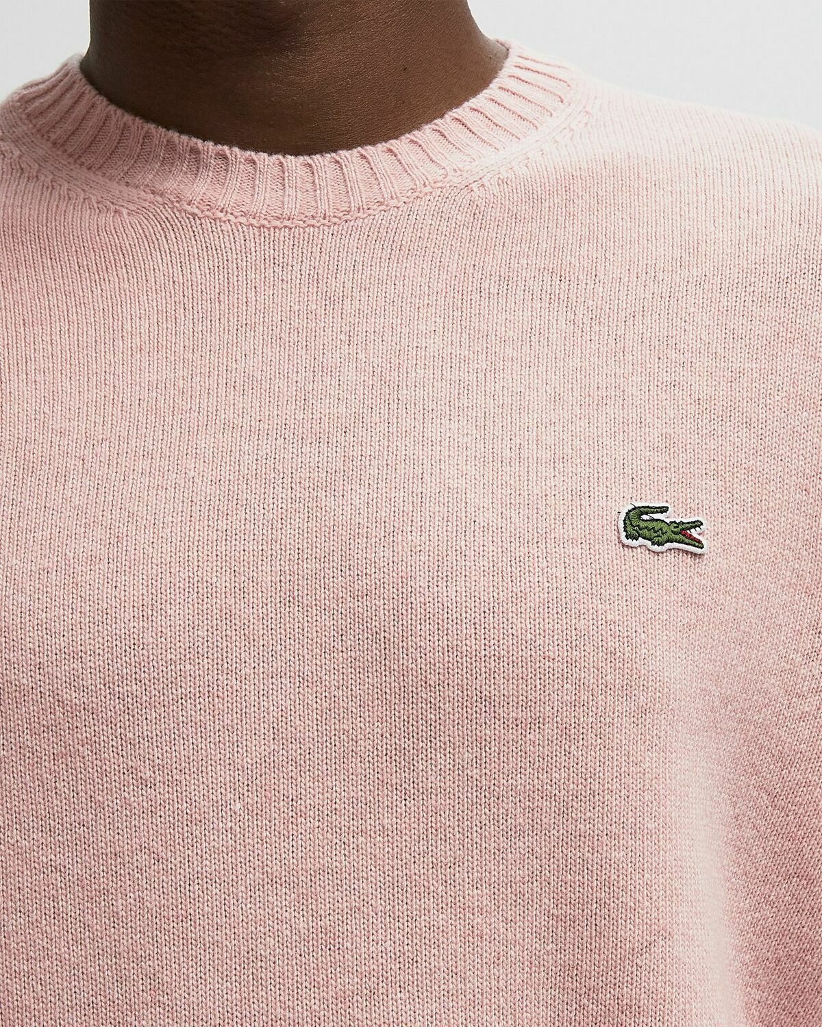 Lacoste KNIT SWEATER pink Mens Pullover Lacoste