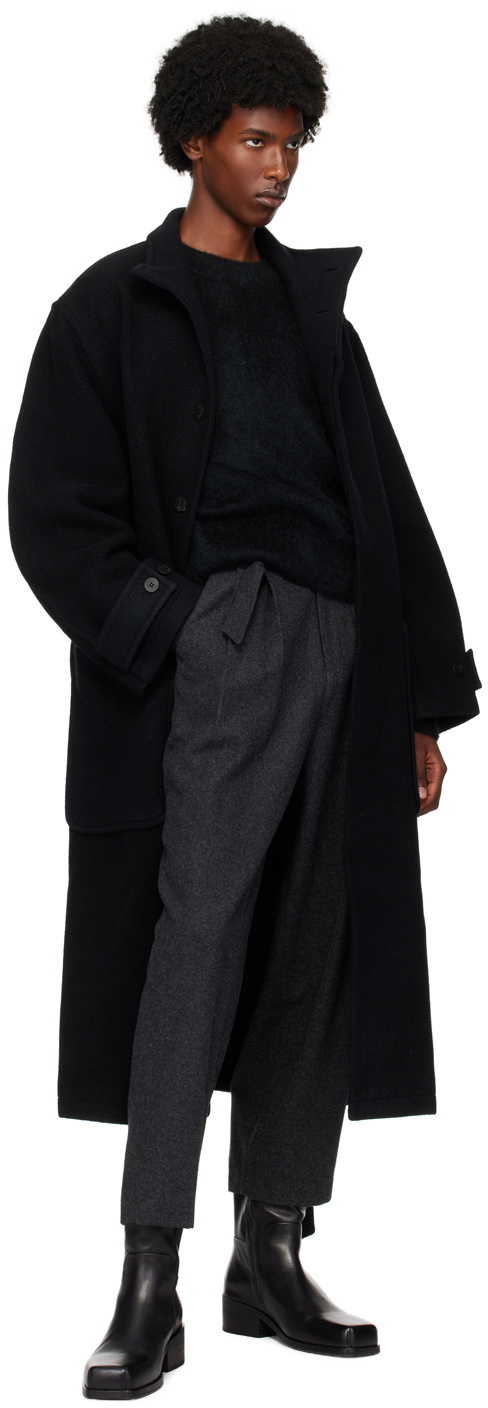LE17SEPTEMBRE Black High Neck Coat LE17SEPTEMBRE