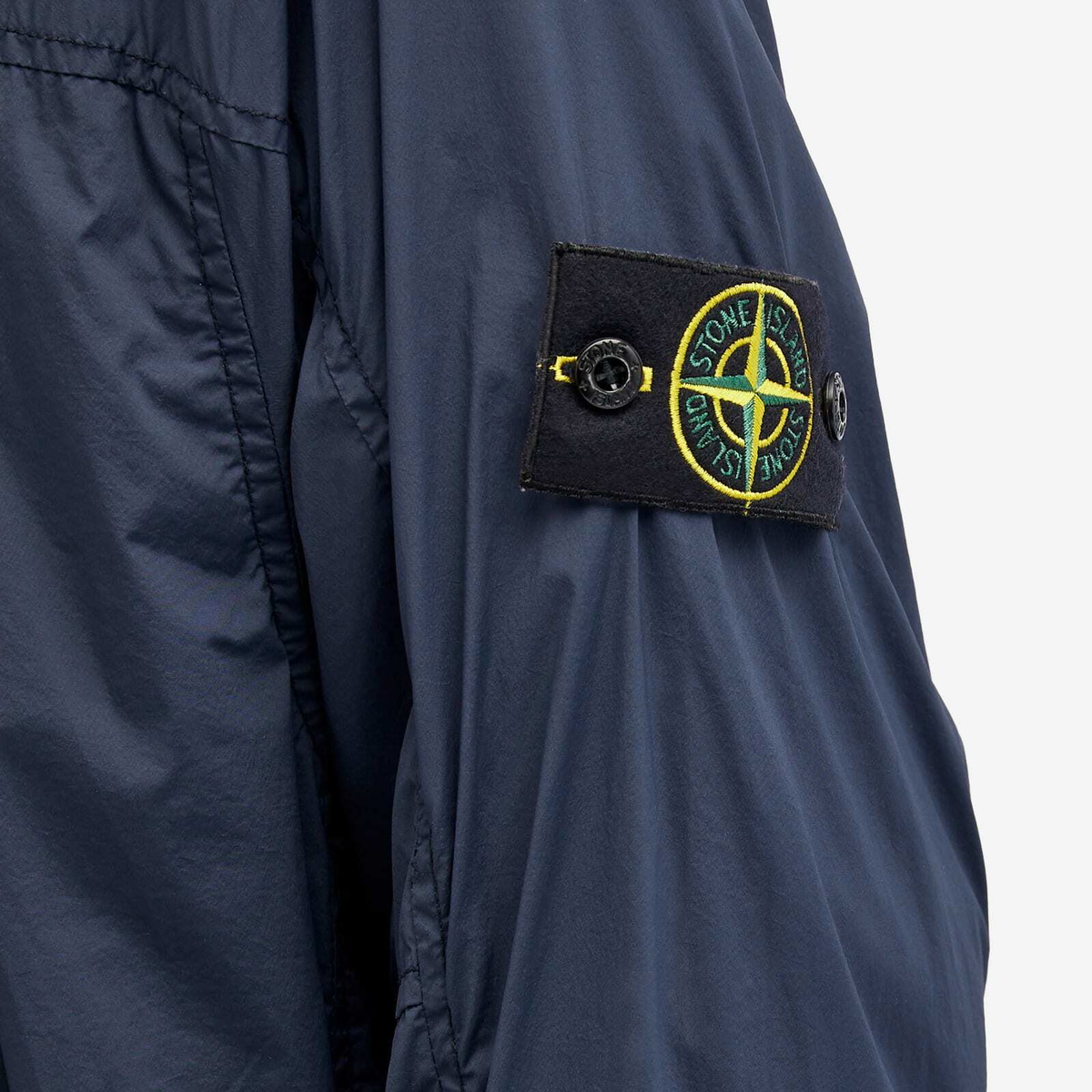 Stone Island Men's Skin Touch Nylon-TC Packable Jacket in Navy Stone Island