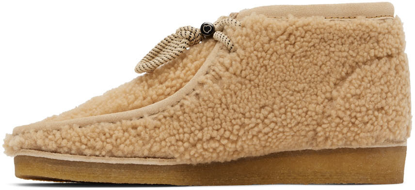 Moncler Genius 2 Moncler 1952 Beige Clarks Edition Wallabee Boots ...