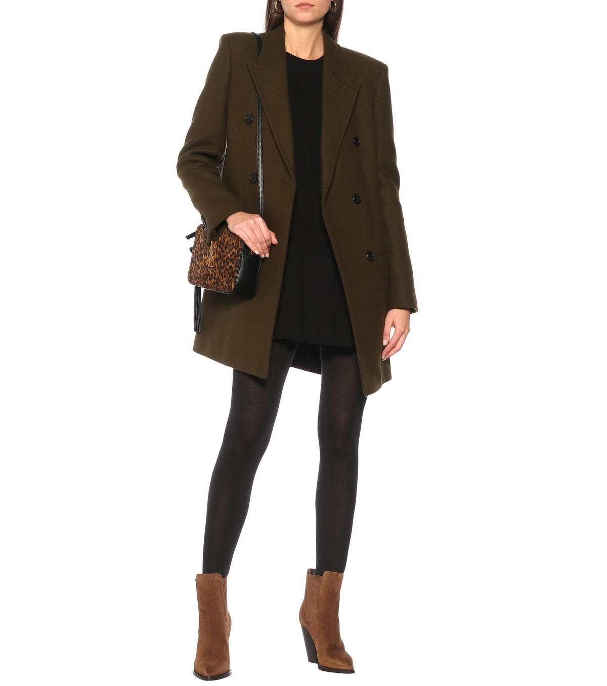 Saint Laurent - Theo 95 suede ankle boots Saint Laurent