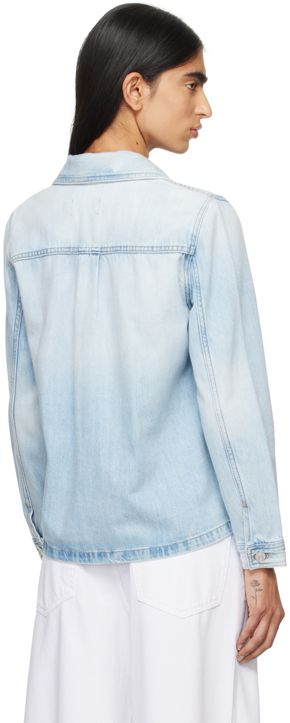 FRAME Blue Chore Denim Jacket Frame Denim