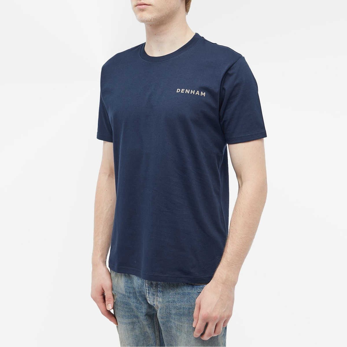 Denham Men's Motif T-Shirt in Dark Sapphire Denham