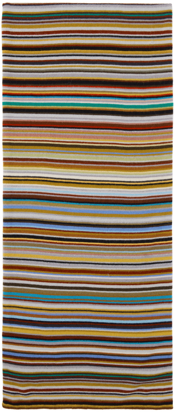 Paul Smith Multicolor Merino Wool Signature Stripe Scarf Paul Smith