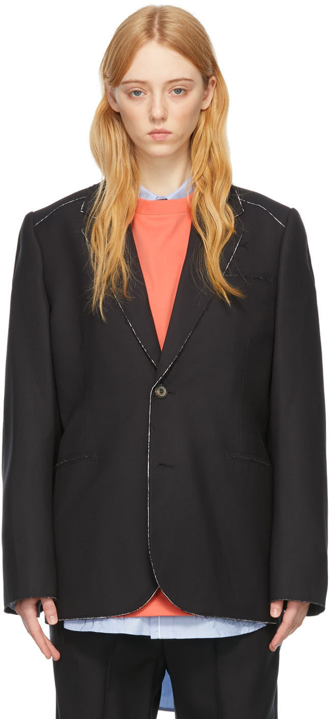 ADER error Black Wool Blazer ADER error