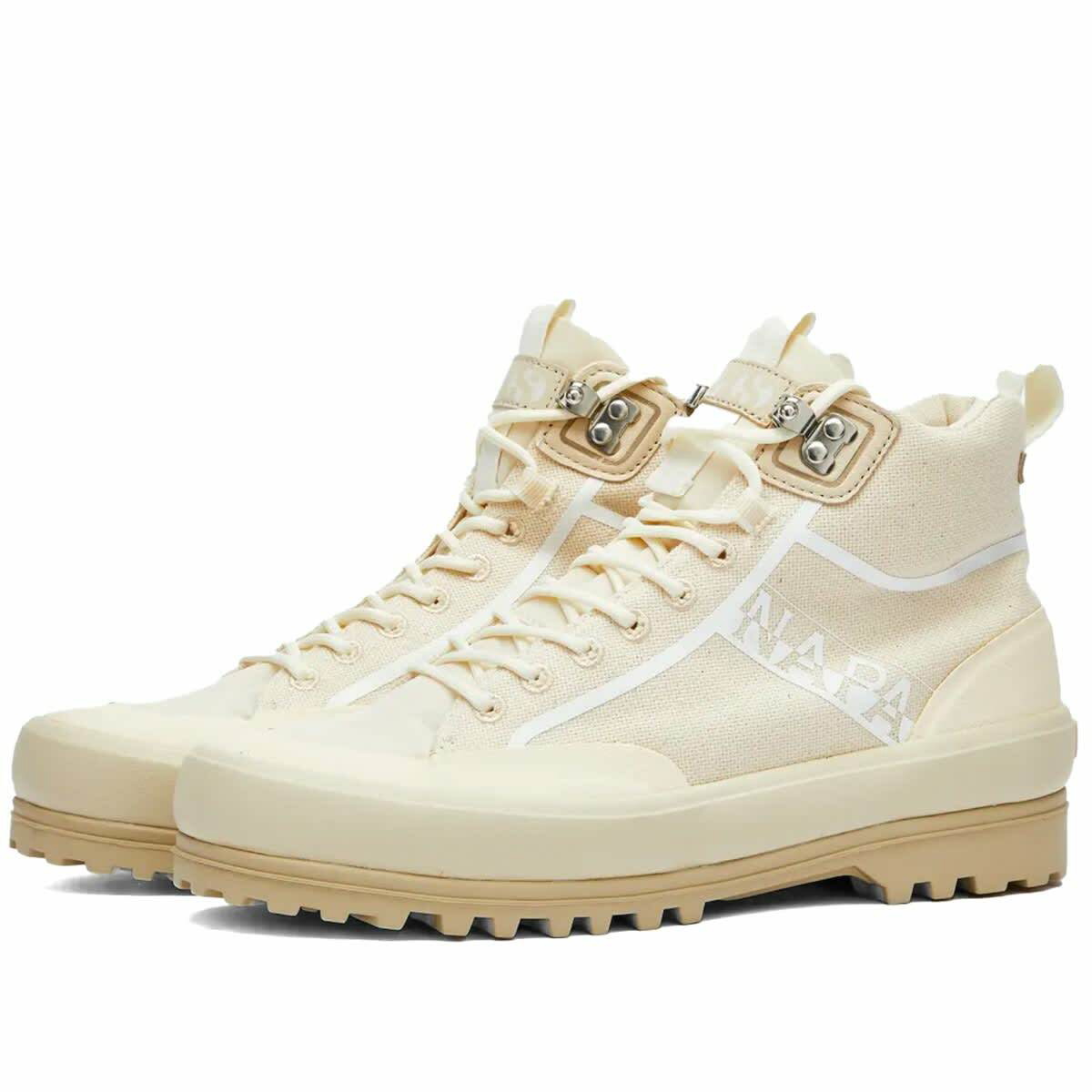 Napapijri Women's x Superga Alpina Hiking Boot in Mineral Beige Napapijri