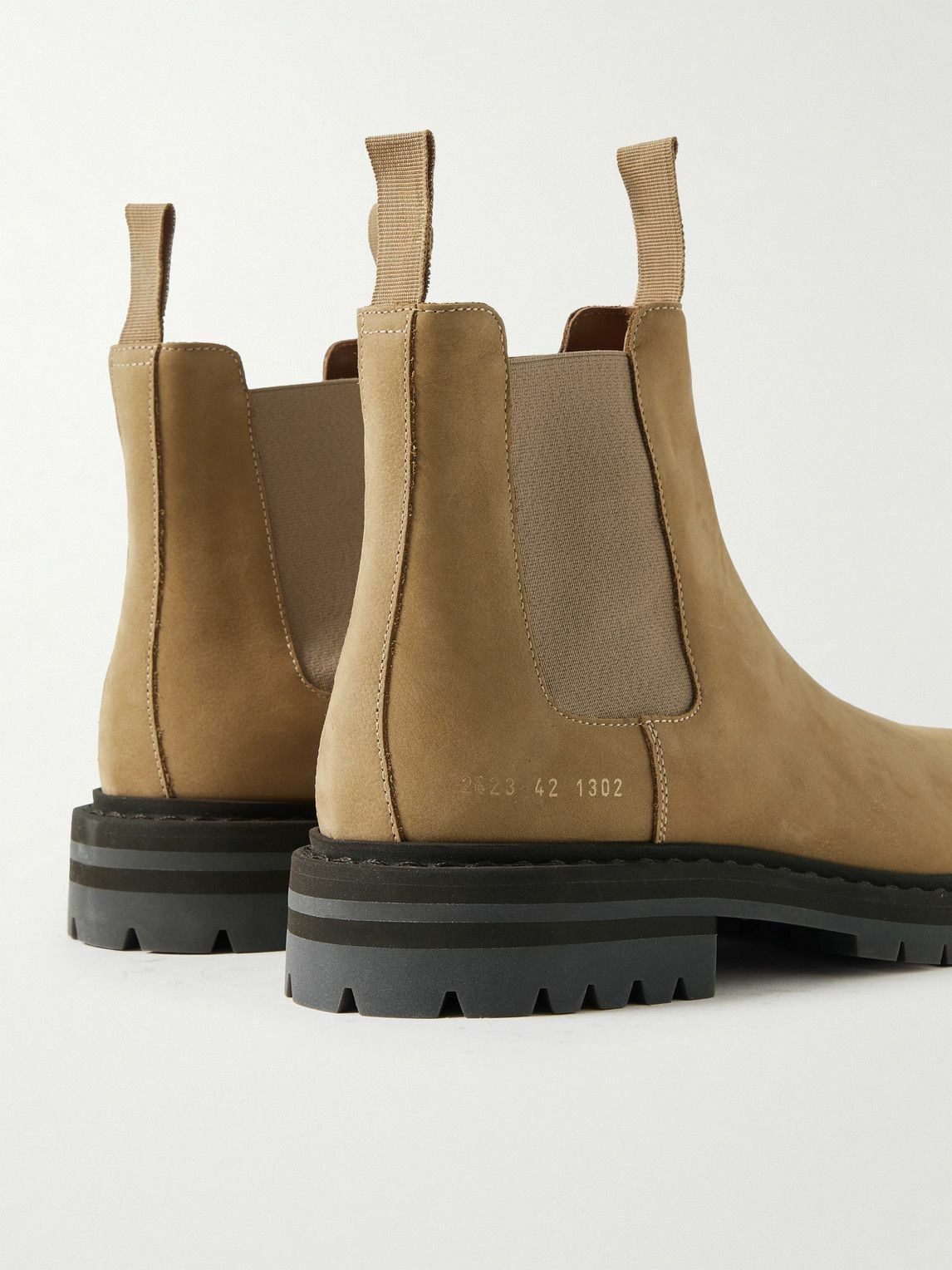 Common Projects - Nubuck Chelsea Boots - Brown Common Projects