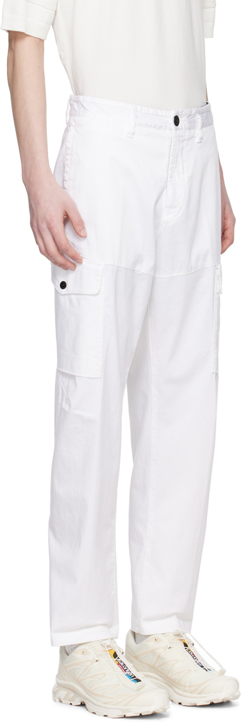 Stone Island White Patch Cargo Pants Stone Island