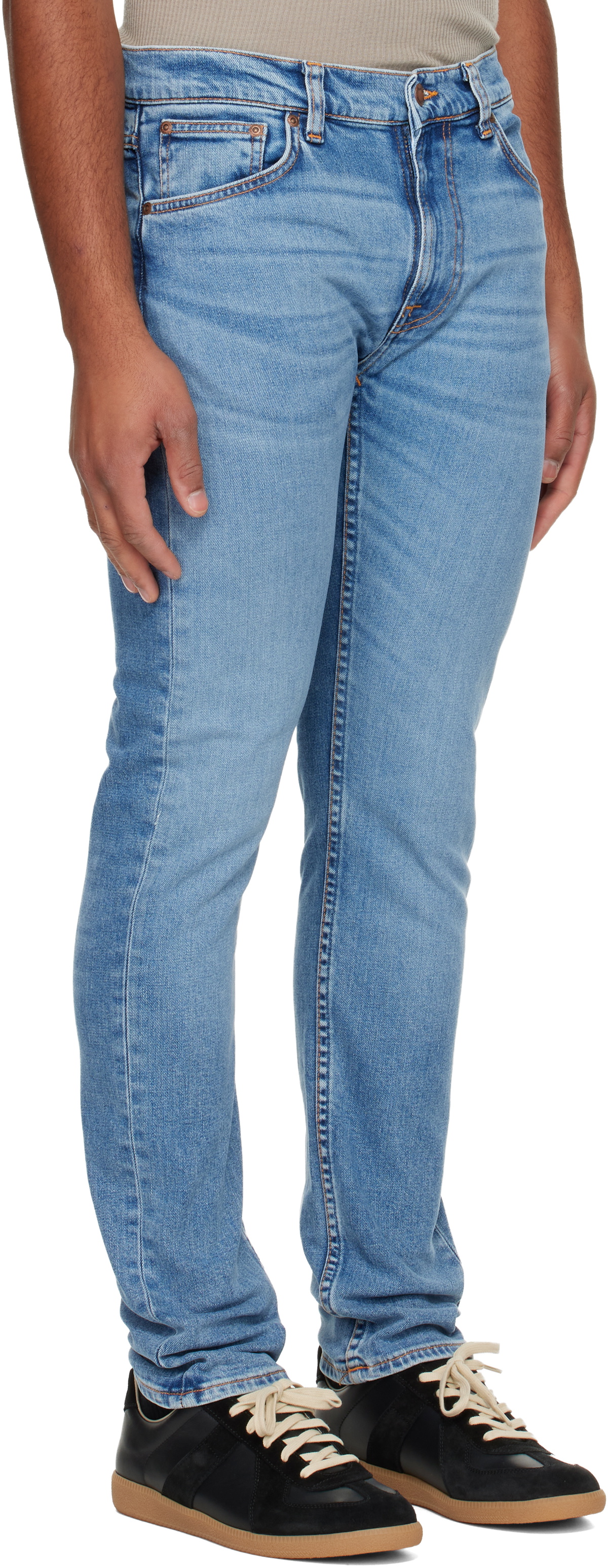 Nudie Jeans Blue Lean Dean Jeans Nudie Jeans Co