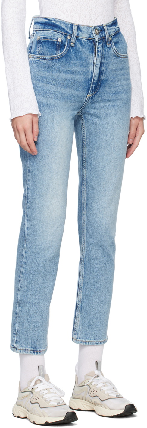 rag & bone Blue Wren Slim Straight Jeans Rag and Bone
