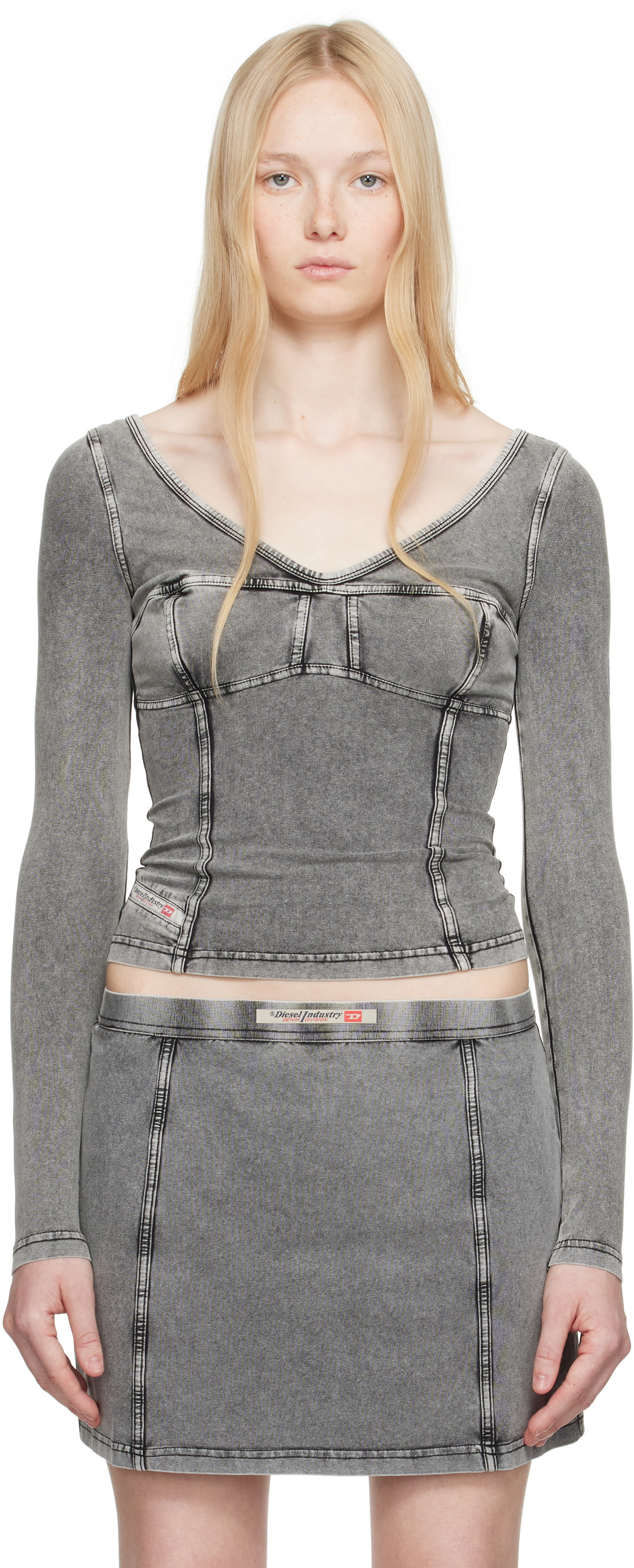 Diesel Gray T-Elin Top Diesel