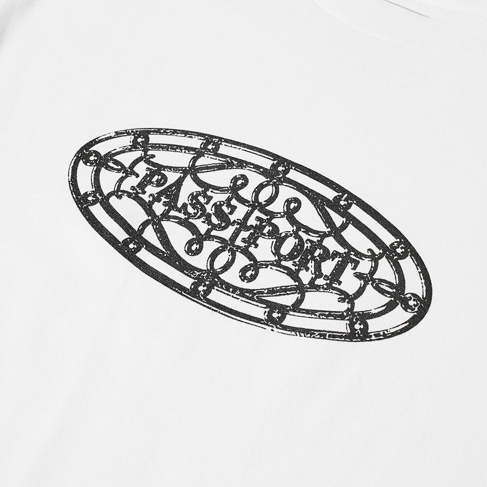 Pass~port Mens Gated T Shirt In White Pass~port