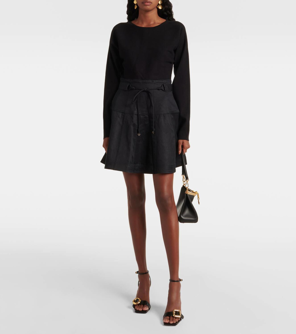 Ulla Johnson Aremi twill-trimmed minidress Ulla Johnson