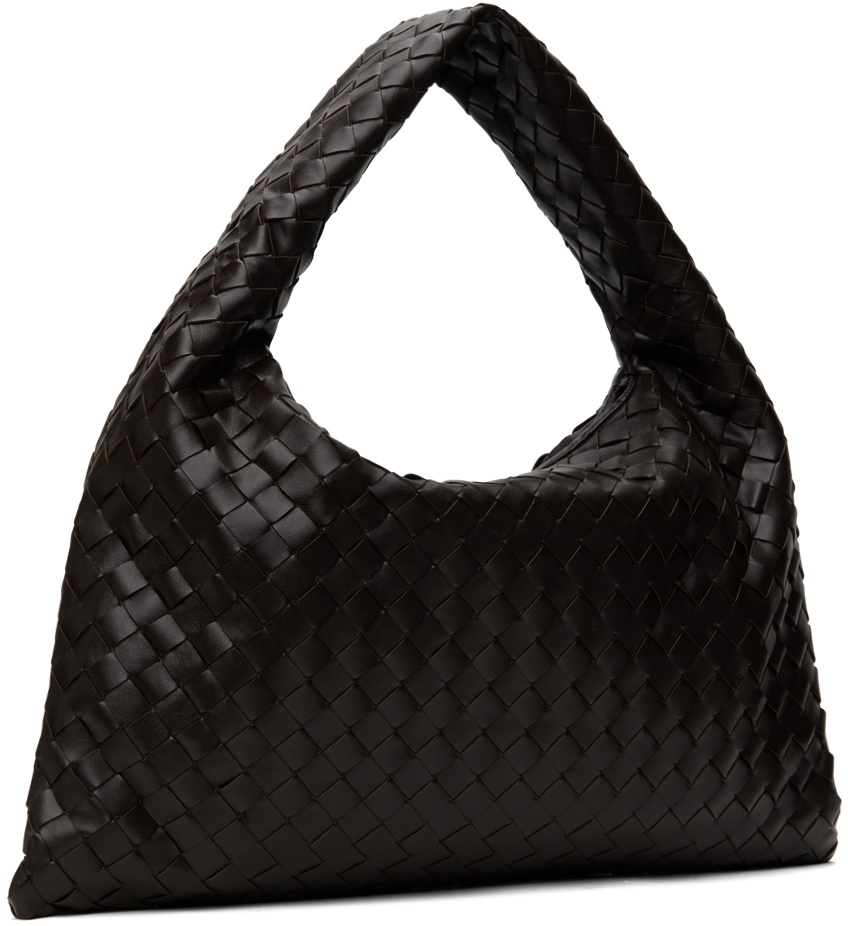 Bottega Veneta Brown Small Hop Bag Bottega Veneta