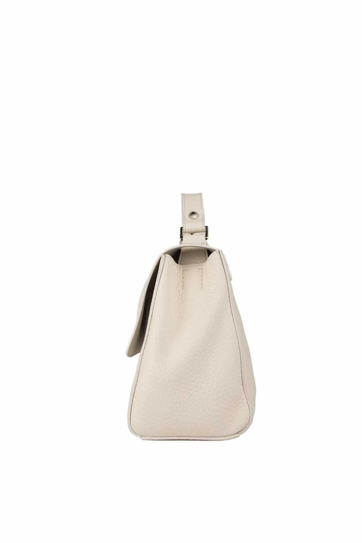 Orciani Small Sveva Soft Bag In Textured Leather Orciani